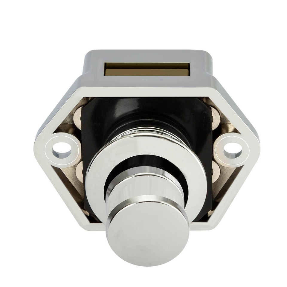 5-30X Push Button Catch Locks Latch Knobs Drawer Cupboard Cabinet Door ...