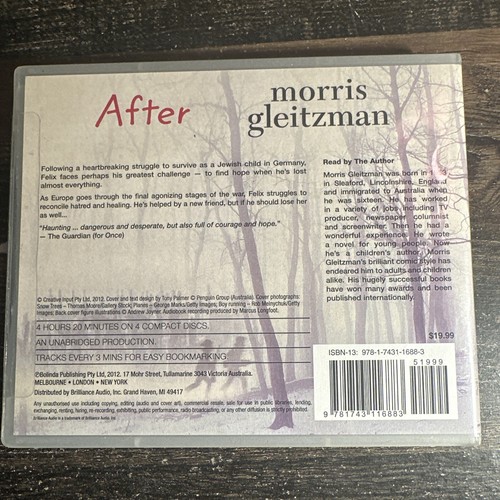 Felix and Zelda Ser.: After by Morris Gleitzman (2012, Compact Disc ...