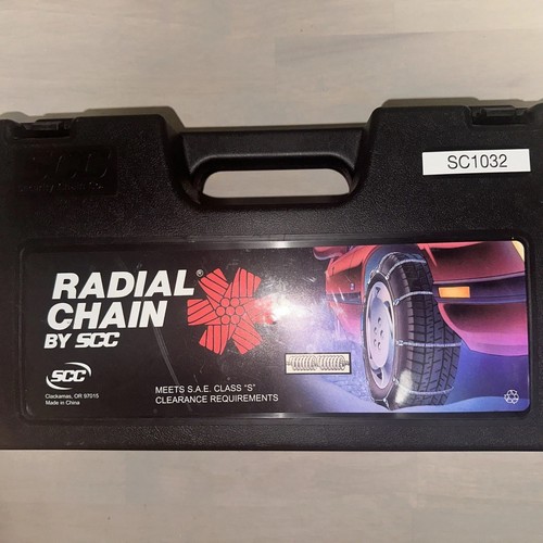 SCC SC1032 Radial Chain Cable Traction Tire Chain, Silver, Set of 2 ...