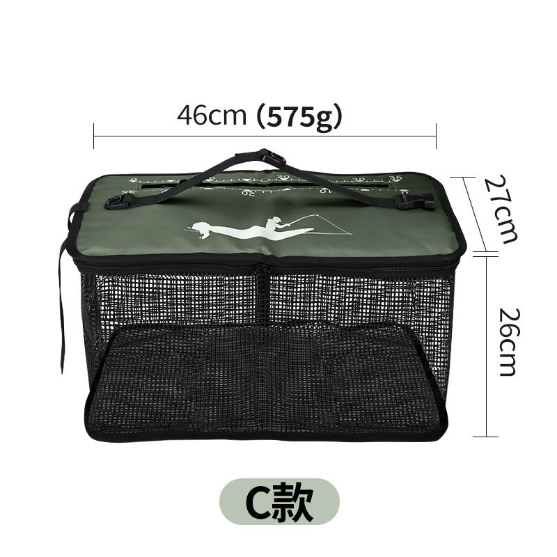 Floating Fishing Net Collapsible Basket with EVA Foam and Anti Slip ...