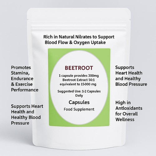 Beetroot Extract Capsules 15,000mg per Capsule Natural Nitrate Boost ...