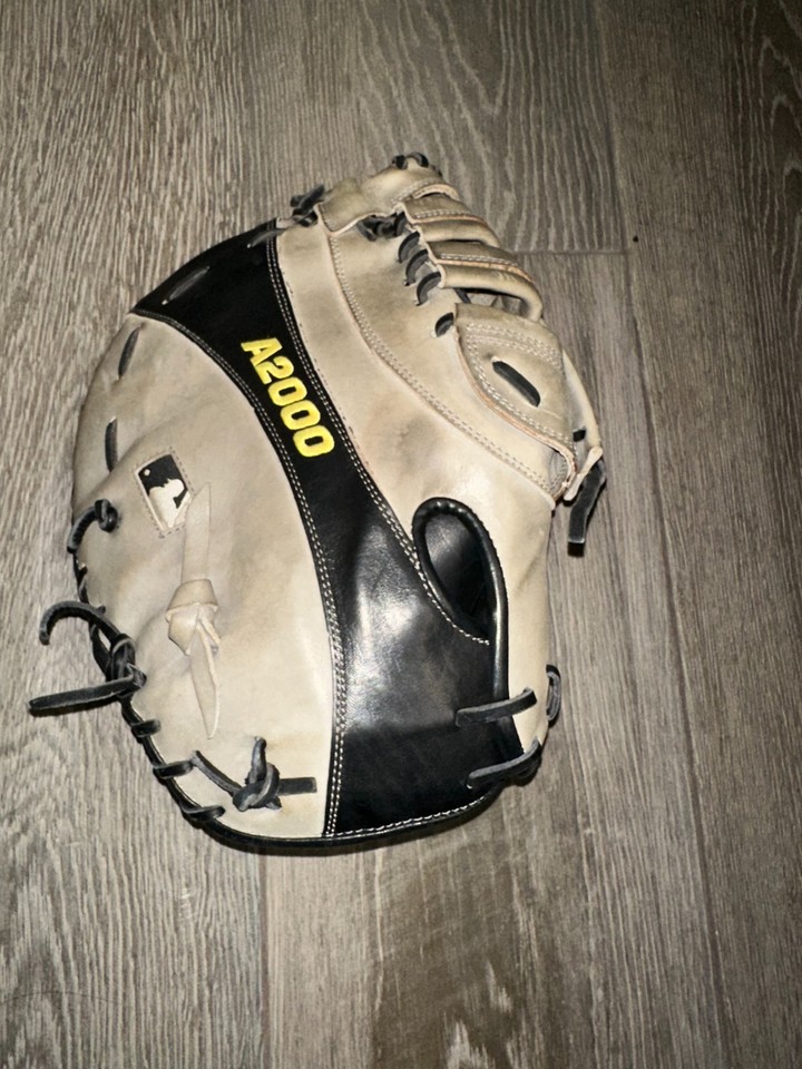 Wilson A2000 Pro Stock FIRST BASE GLOVE 2800PS 12" RHT Gray Black | eBay