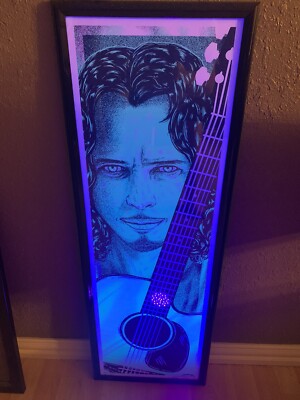 Chris Cornell RARE Benefit poster Kyler Sharp Soundgarden Signatu Read ...