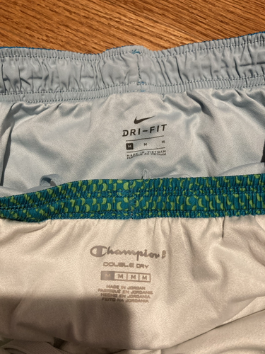 Lot of 2 Nike Dri Fit & Champion Shorts Women's Running Lined ...
