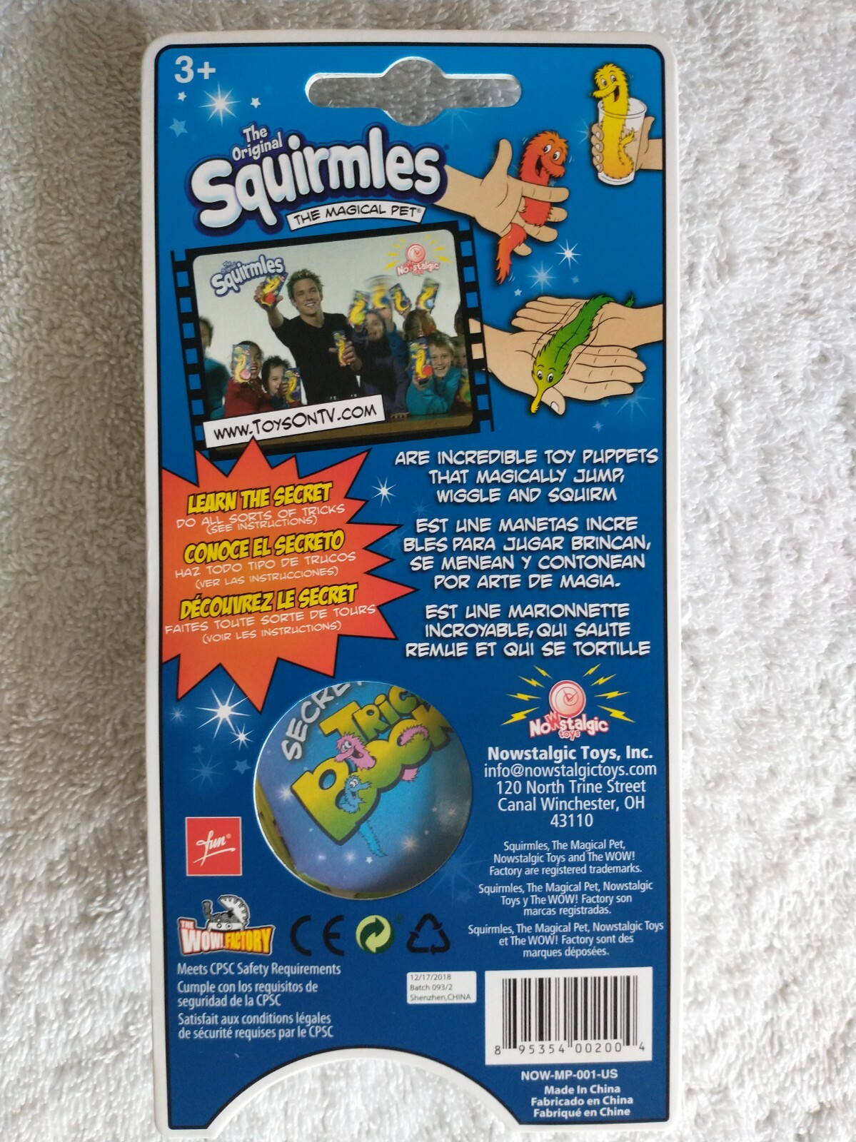 Nowstalgic Toys 2 pks of Squirmles, The Original Magical Pet w/baby ...