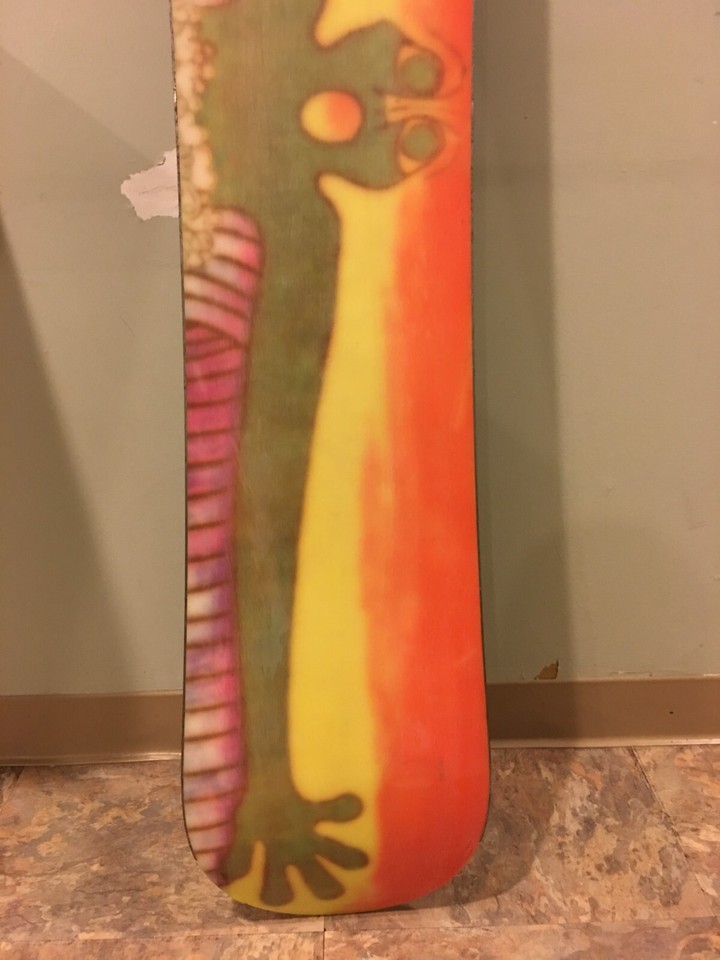 Vintage GNU (Mervin Mfg) Temple Cummins 163 cm Snowboard (1998/1999 ...