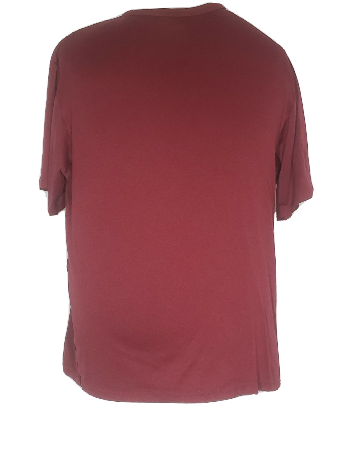 Nike Men's Dri-Fit Gray Swoosh Maroon Gym Performanc… - Gem