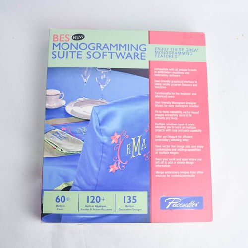 Brother BES Monogramming Suite Embroidery Software Pacesetter | eBay