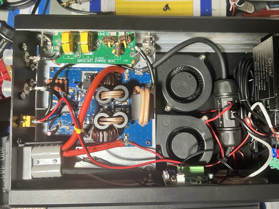 RF LDMOS 600W HF RF AMPLIFIER 1-30MHz With Power Supply (2x MRF300) | eBay