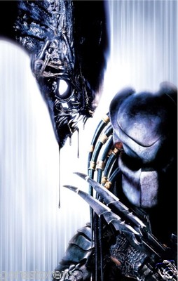 AVP ALIENS VS PREDATOR MOVIE POSTER HORROR SCI FI | eBay