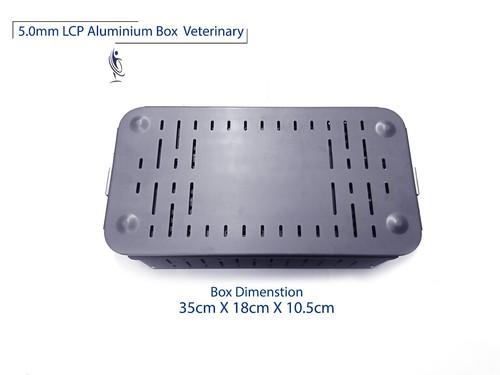5.0mm LCP Aluminium Box veterinary | eBay