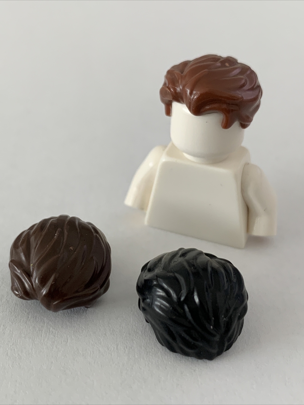 LEGO Parts 25972 (1pc) Minifigure, Hair Swept Back W/ Slight Widows ...