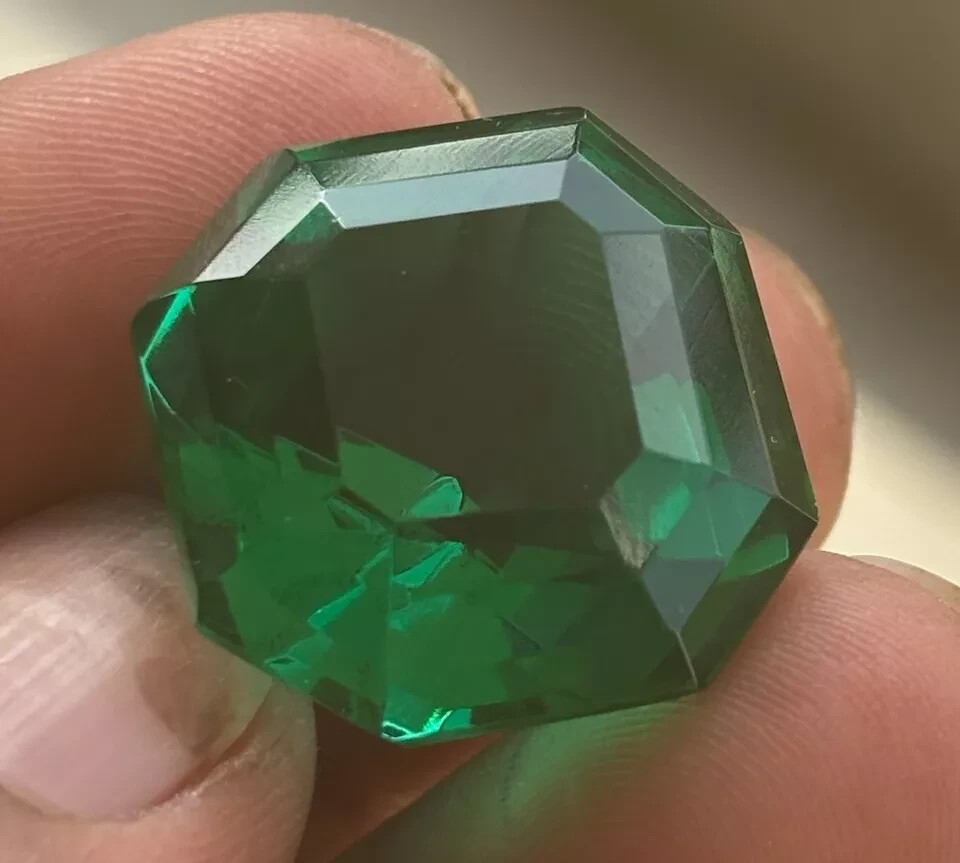 Colombian Green Emerald square Cut 65+ Ct Natural EGL Certified Loose ...