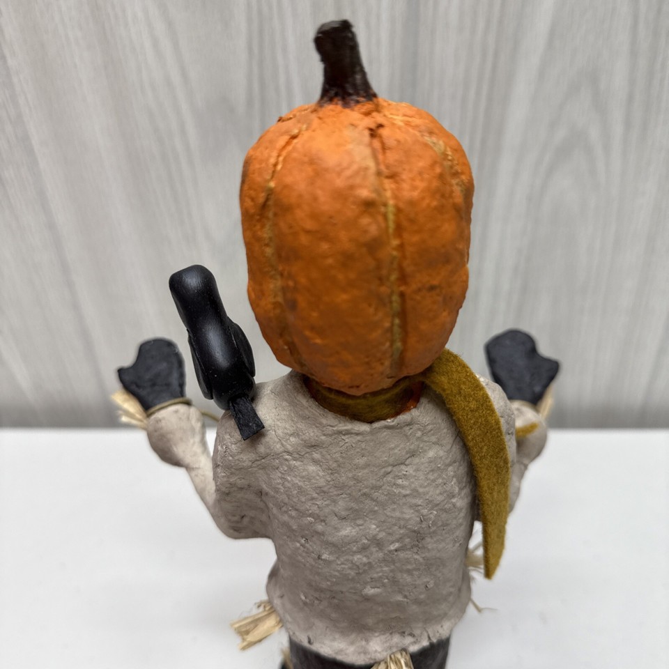 Craig Yenke Jester the Scarecrow Figurine Paper Mache Papier Vintage ...