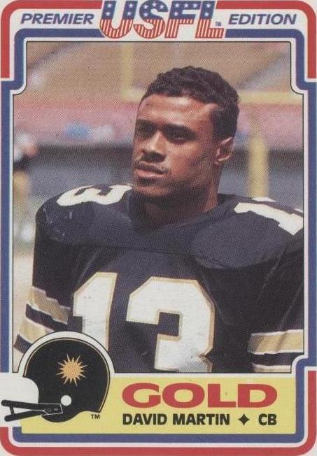 1984 Topps USFL David Martin #27 for sale | eBay