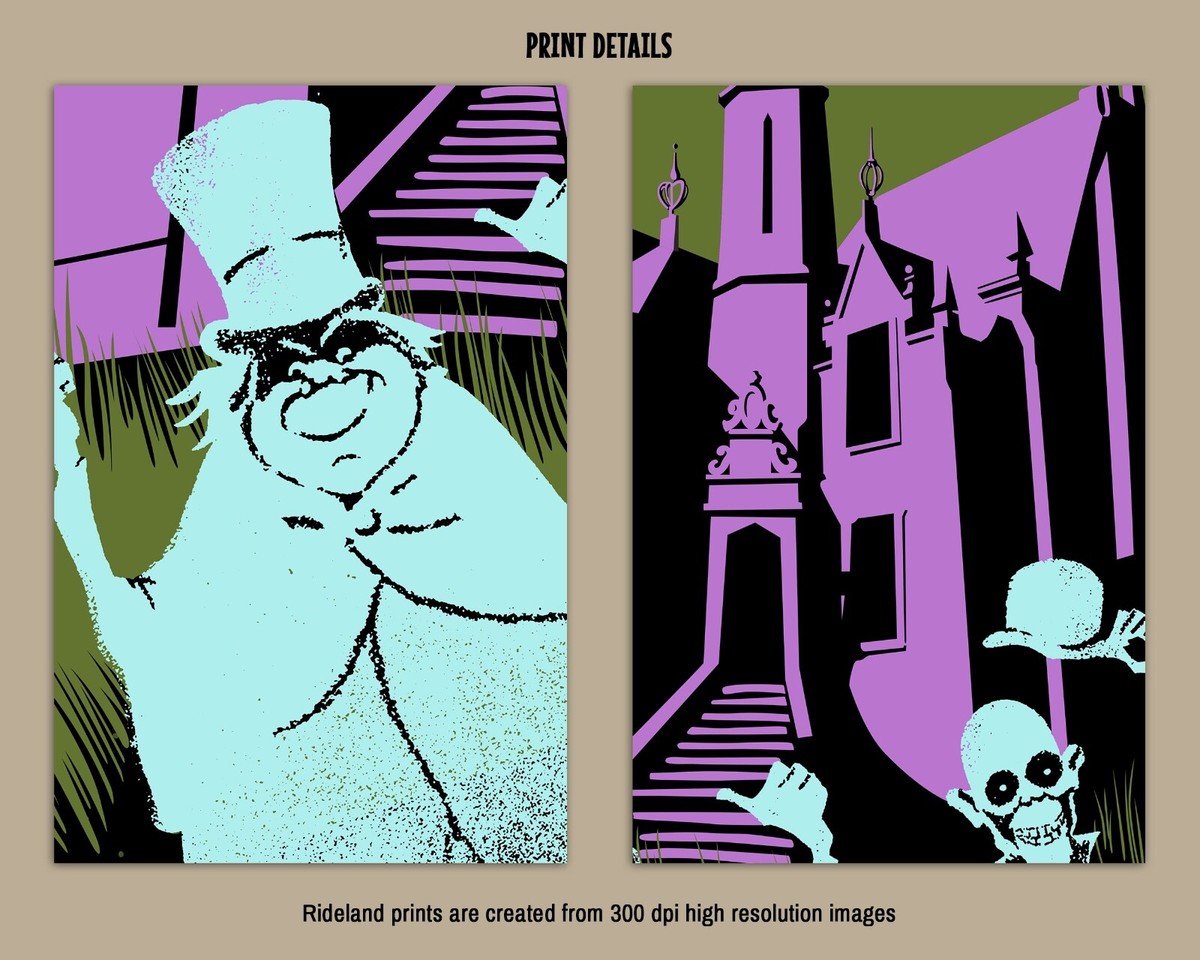 Haunted Mansion Liberty Square Poster