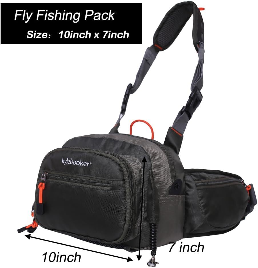 Fishing Chest Pack,Waist Pack -Fishing Fanny Pack and Tackle Storage ...