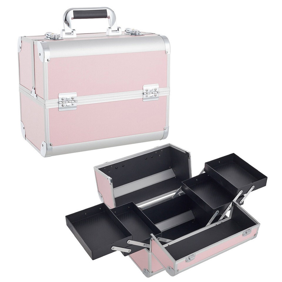 Extra Large Space Storage Beauty Box Makeup Organizer Nail Cosmetic ...