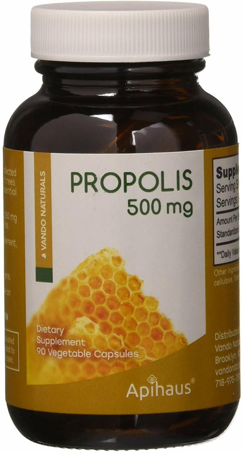 APIHAUS BEE PROPOLIS 500MG, 90 VEGETABLE CAPS 850582004602 | eBay