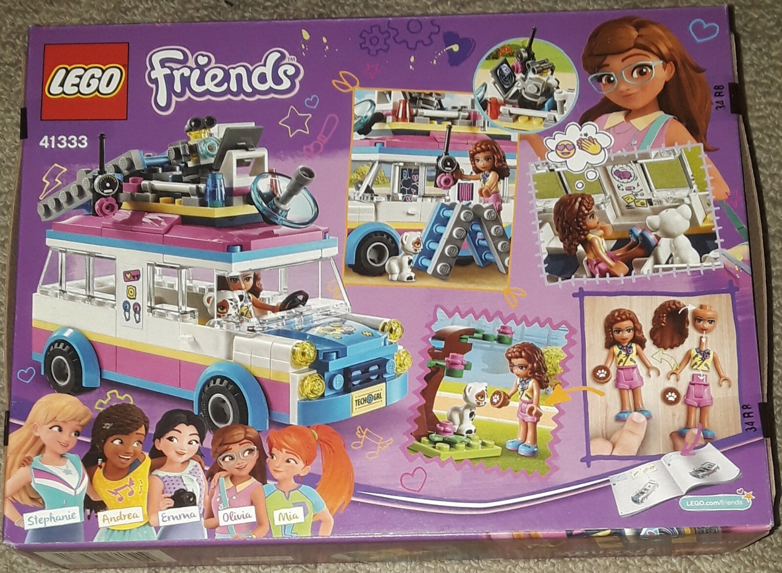 LEGO FRIENDS: Olivia's Mission Vehicle (41333) for sale online | eBay