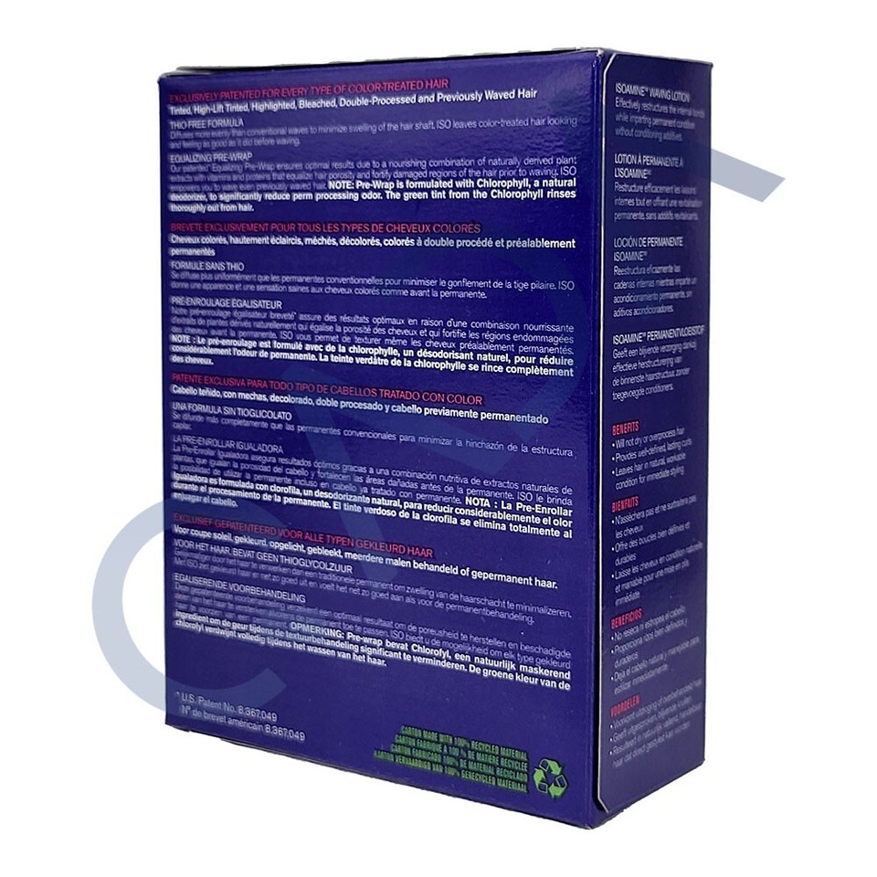 ISO OPTION 3 PERM KIT for Extra Firm Curl Normal to Resistant Hair Wave ...