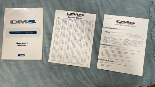 Alesis DM5 Drum Machine MIDI Module Owner's Instruction Manual Kit | eBay