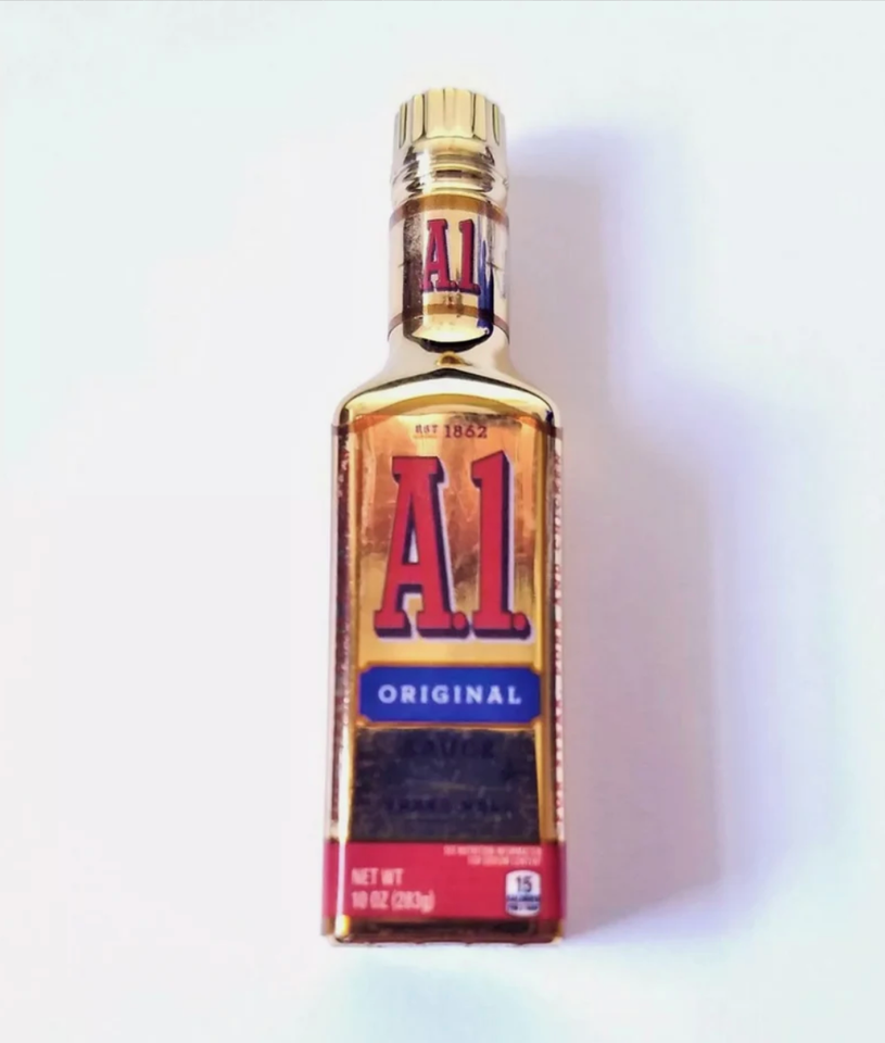 MINI BRANDS SUPER RARE - Gold A1 Sauce Bottle - Perfect Condition | eBay