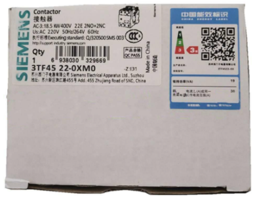 NEW SIEMENS 3TF45 22-OXMO AC Contactor 220V | eBay