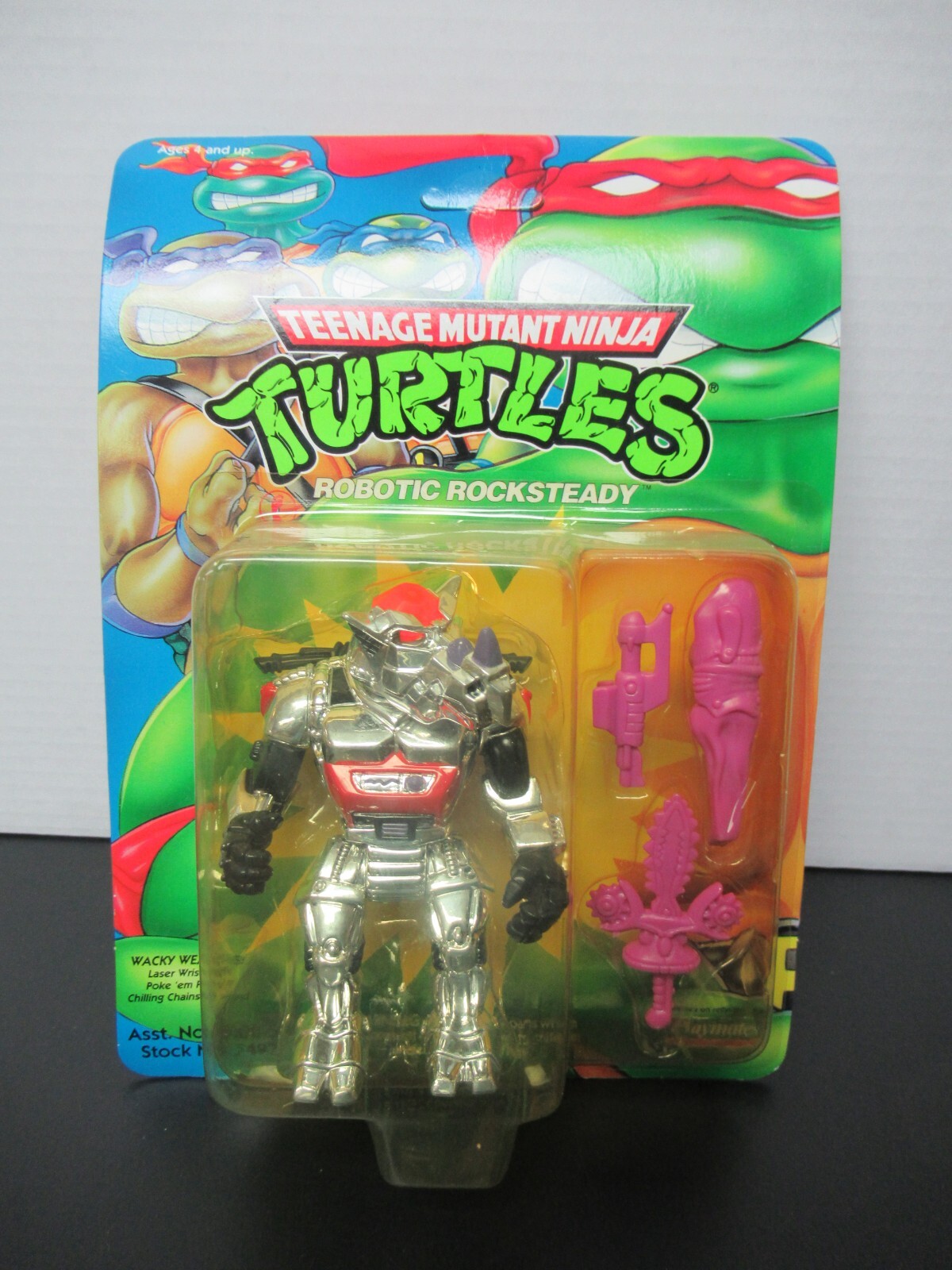 1993 Playmates TMNT Teenage Mutant Ninja Turtles Robotic Rocksteady | eBay