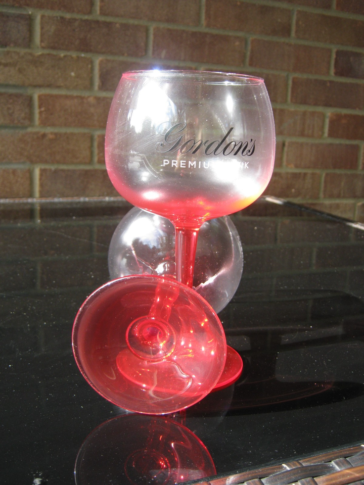 2 X GORDONS PREMIUM PINK GIN BALLOON GLASSES | eBay UK