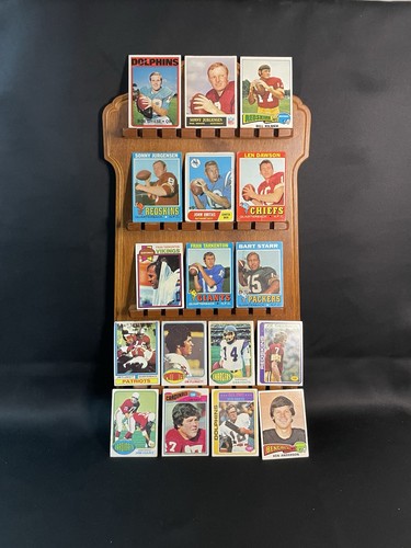 Vintage Topps 60’s & 70’s NFL HOF Quarterback 17-Card Lot GD-EX Unitas ...