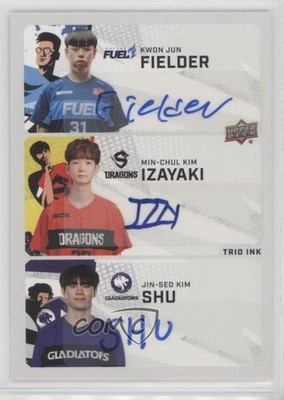 2023 Upper Deck Overwatch League Season 4 Trio Inks Fielder Izayaki Shu ...