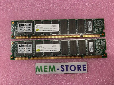 512MB 2x256MB KTM-H70/512 Kingston Original UDIMM RAM IntelliStation ...