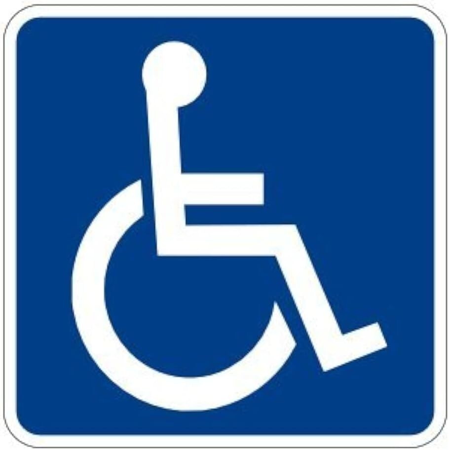 Handicap Parking Disabled sticker decal 4" x 4" | eBay