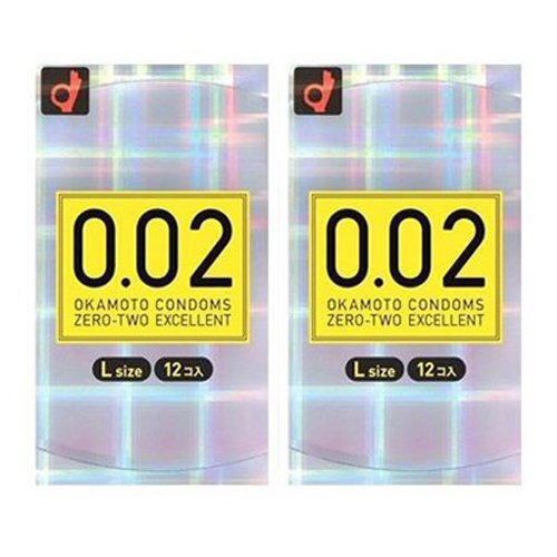 Okamoto Ususa Uniform 0.02EX L size 12 pieces x 2 box set 4547691731425 ...