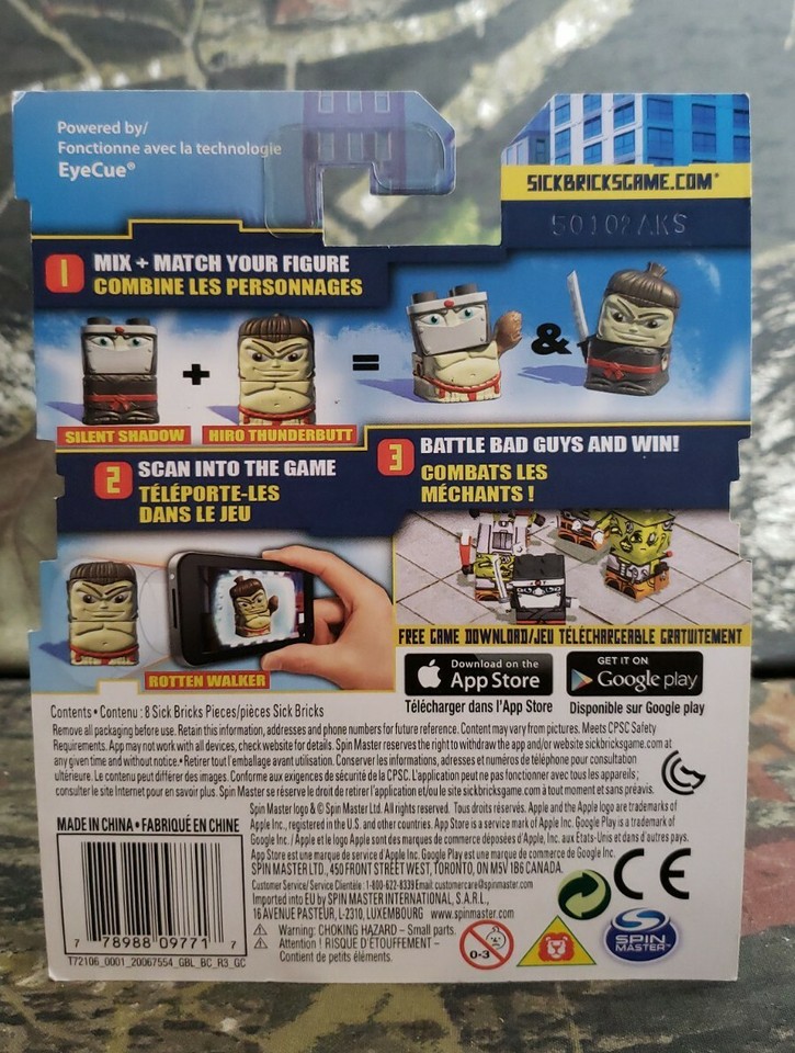 Spin Master Scan To Play Sick Bricks Action Figure E3 | eBay
