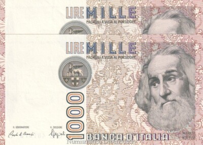 Repubblica - 1000 Lire Marco Polo 1988 Consequenziali da Mazzetta - FDS ...
