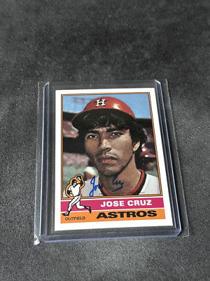 Jose Cruz 2016 Topps Archives Auto Autograph Red Back 01/25 | eBay
