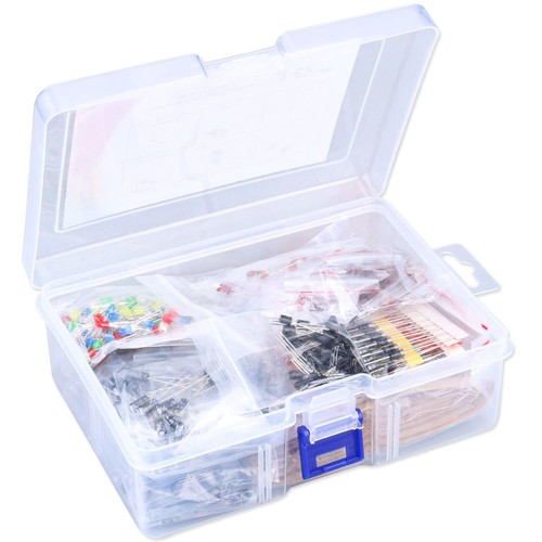 1400Pcs Basic Electronics Component Assortment Kit, Electrolytic ...