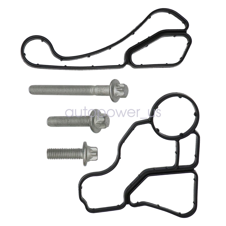 Engine Oil Filter Housing Bolt & Cooler Gasket Seal Set 11428637821 For ...