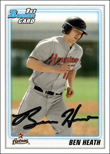 2010 Bowman Draft Picks & Prospects #BDPP42 Ben Heath Rookie Houston Astros | eBay