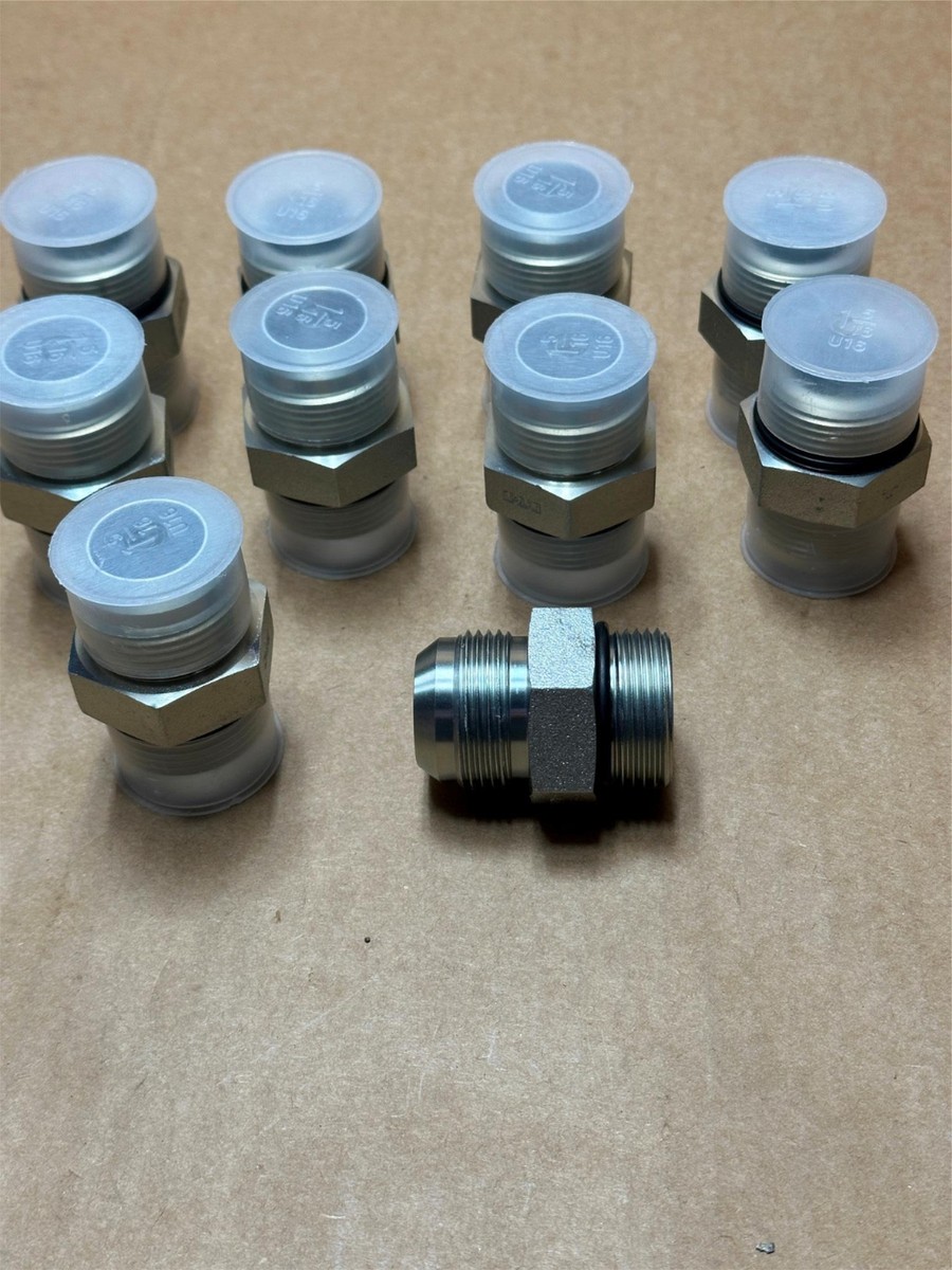 Jic Fittings Eaton Aeroquip 2062-12-8S Steel Flared Tube Fitting, 90 ...