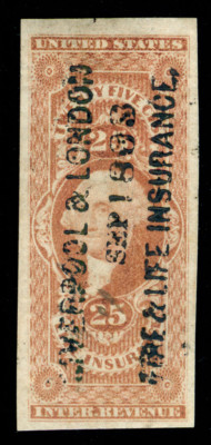 MOMEN: US STAMPS #R47a REVENUE PRINTED CANCEL XF | eBay