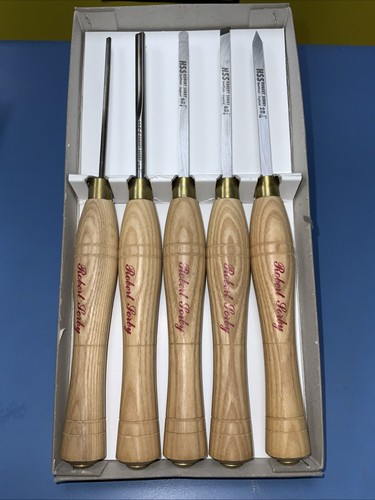 Robert Sorby Set Of 5 Micro Woodturning Tools in Box 11514010034| eBay