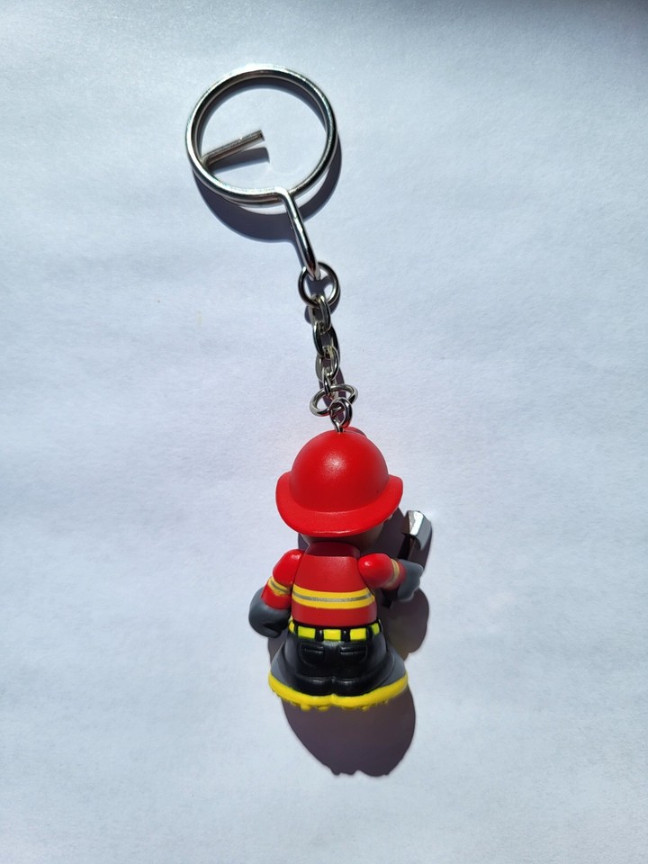 Kidrobot Super Mini Bots Keychain Series 4 Vinyl Keychain Fireman | eBay