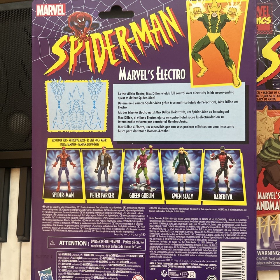 Marvel Legends Retro Sandman and Electro. New Sealed. | eBay