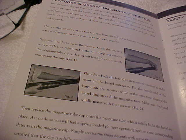 HP Series Pump Action Shotgun Owners Manual Original | eBay