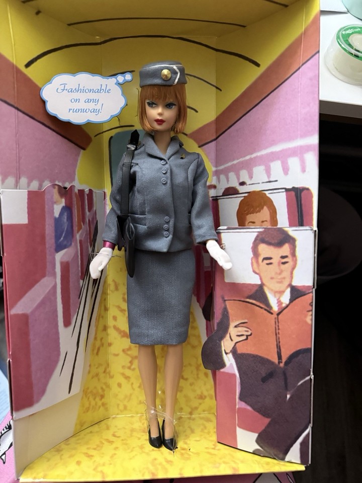 Mattel R4473 1966 My Favorite Career Pan Am Stewardess Barbie Doll | eBay