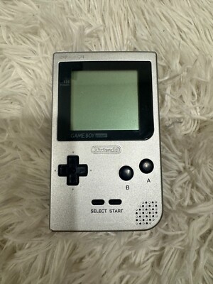 Nintendo Game Boy Pocket Silver Handheld System 34722582308 | eBay