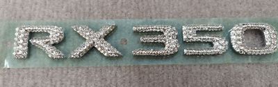 Lexus RX350 REAR Trunk Door "RX350" LOGO EMBLEM BADGE SWARVOSKI ...
